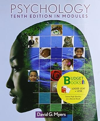 Psychology in Modules: Myers, David G.: 9781464108495: Textbooks ...