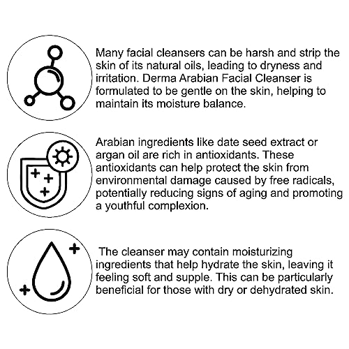 Derma Arabian Facial Cleanser Reveal Radiant Skin with Vitamin C 200ml ...