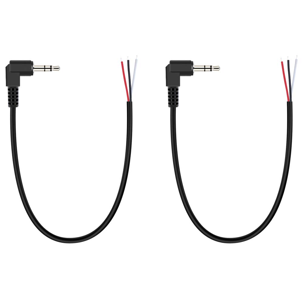 Amazon.com: Fancasee 2-Pack 3.5mm 1/8" to Speaker Wire TRS Stereo Right ...
