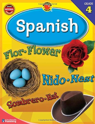Brighter Child® Spanish, Grade 4 (Brighter Child Workbooks) (English ...
