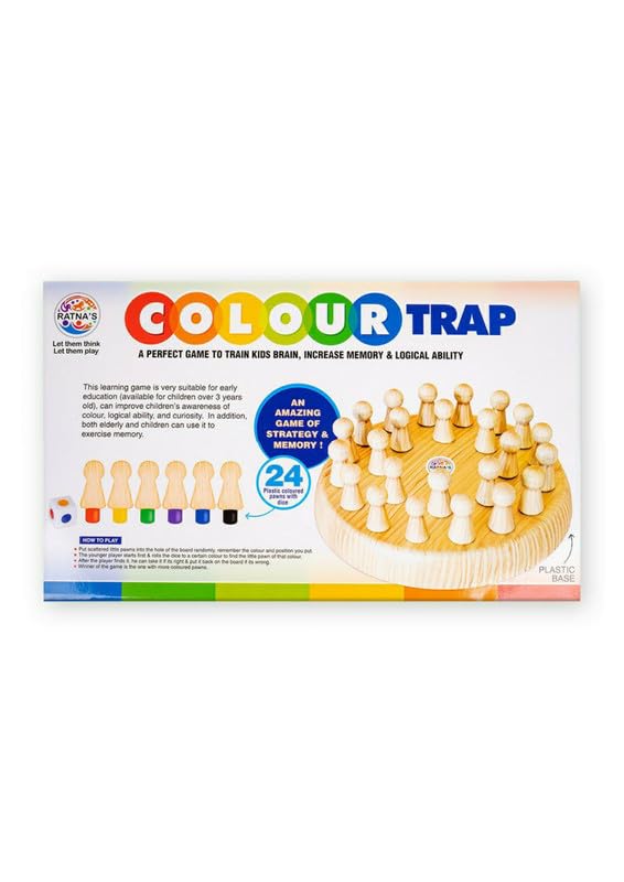 AB TOY WORLD Colour Trap Game for Kids Above 3 Years of Age, Perfect ...