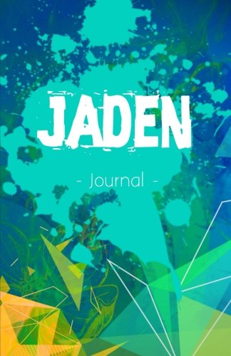 Jaden Journal: Lined Writing Notebook for Boys: NotebooksForBoys ...