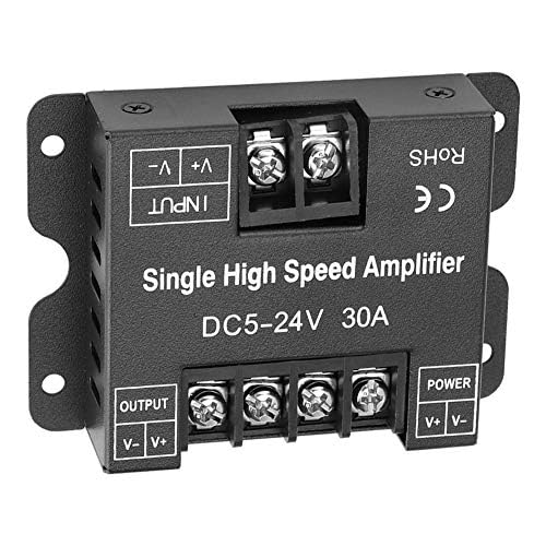 DHRUVPRO Led RGB Amplifier Controller DC5-24V 30A Single Color LED ...