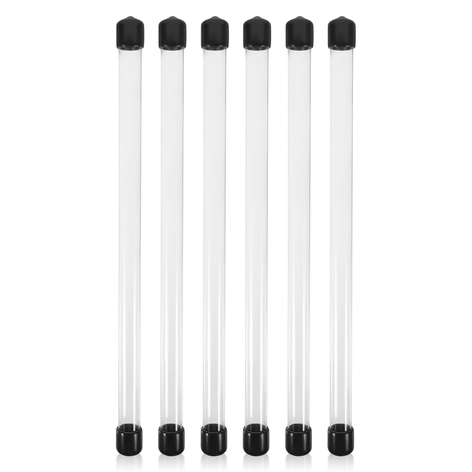 Amazon.com: iplusmile 6 Pcs Agarwood Tube Plastic Storage Tube Portable ...