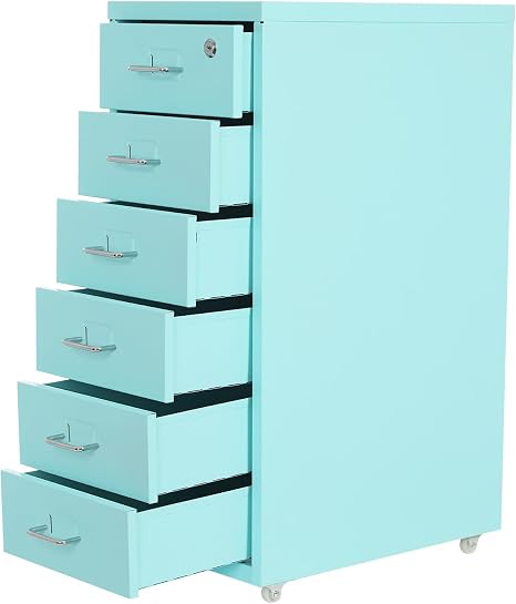 Amazon.com: WPORDE 6-Drawer Vertical File Cabinet for Home Office ...