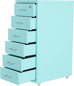 Amazon.com: Ritabiity 6 Drawer Vertical File Cabinet with Lock and ...