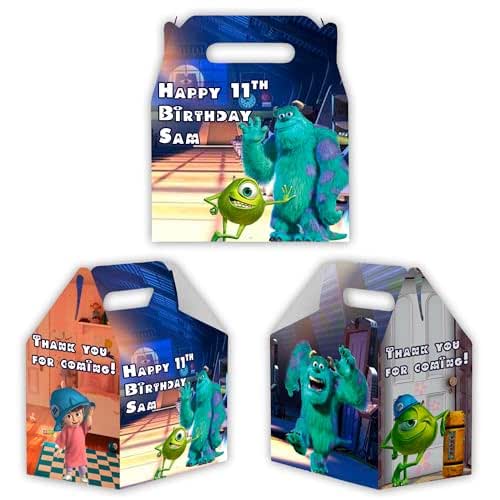 Amazon.com: 12-Pack Monsters Inc Gable Candy Boxes | Diseney Monsters ...
