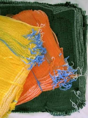 25 x Large [OR] Drawstring Net Produce Bags 45 x 60 cm - 15 Kg capacity ...