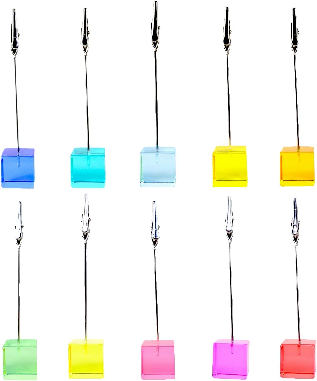 Amazon.com: NUOLUX 10pcs Memo Clip Holder Stand with Alligator Clasp ...