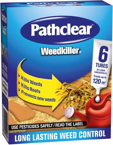 Pathclear Weedkiller LC Pack Of 6 Concentrate Tubes : Amazon.co.uk: Garden