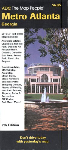 ADC Metro Atlanta Georgia: ADC, the Map People: 9780875307275: Amazon ...
