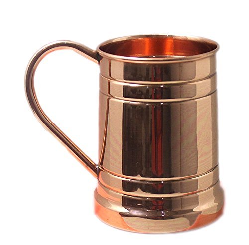 Amazon.com: PARIJAT HANDICRAFT PURE COPPER BEER MUG – Unique Tankard ...