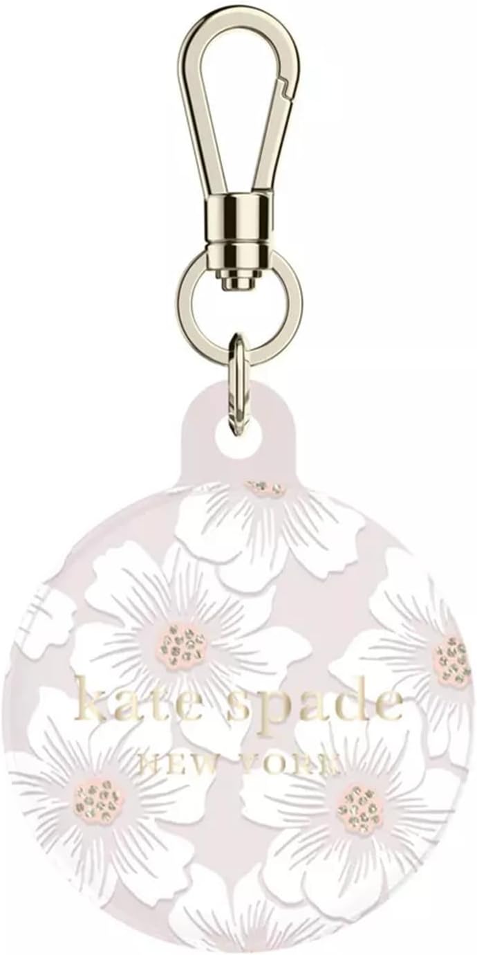 Amazon.com: Kate Spade New York AirTag Holder with Gold Ring Clip ...