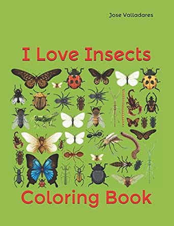 I Love Insects: Coloring Book | Amazon.com.br