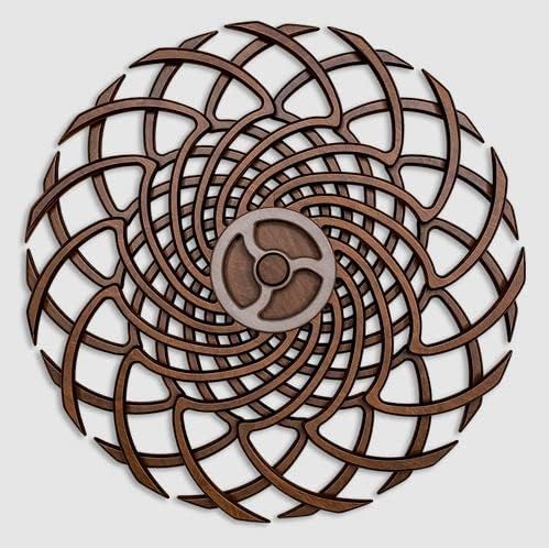 Wall Decor, Wooden Kinetic Sculpture, Home Decor, Dejavu, 36 Inches ...