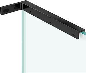 Amazon.com: LukLoy Fixed Glass Bracket, Wall to Glass Shower Support ...