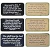 Amazon.com: Bundle 6 Pieces Bible Verse Patches, Psalm 23:4 | Luke 10: ...