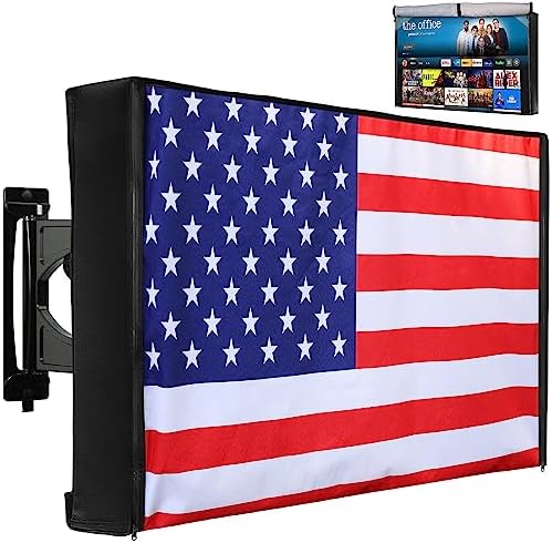 Amazon.com: Outdoor TV Cover 52 to 55 Inch Weatherproof, Zipper ...