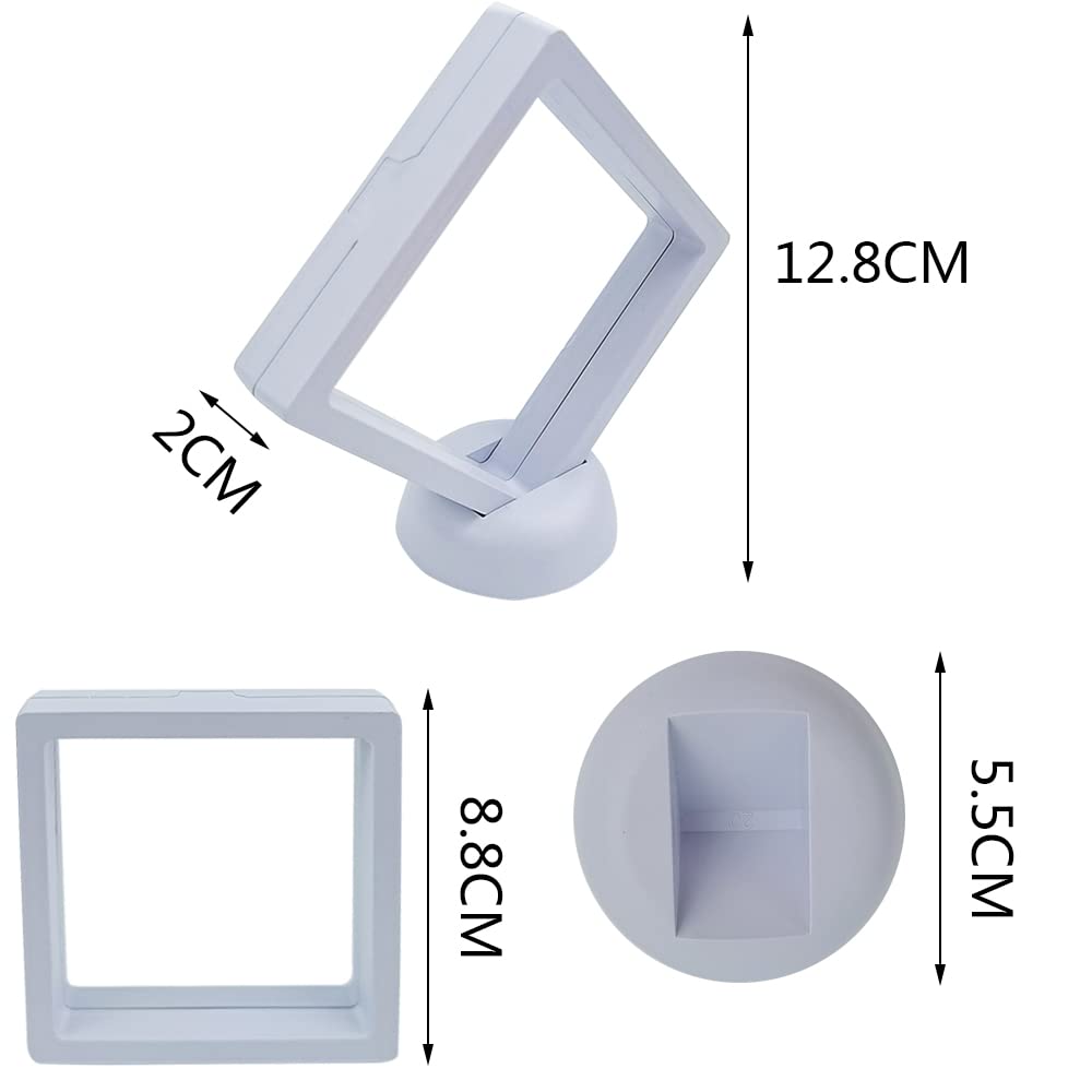 3D Floating Frame Display Holder,10 Pieces Floating Frame Suspension ...