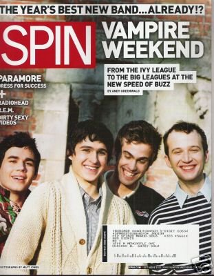 Spin Magazine March 2008 Vampire Weekend (Single Back Issue): Spin ...