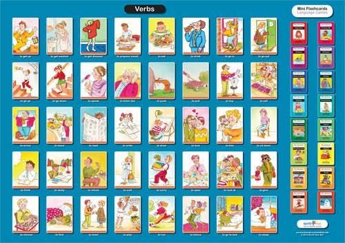 Amazon | Vital Verbs (Mini Flashcards Language Games) | Instruction