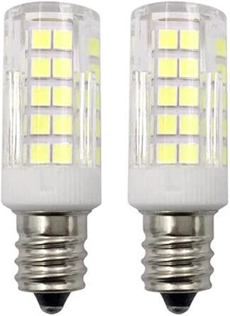 AIYOWEI 2PCS E12 Base C7 Ceiling Fan Indoor Decorative LED Bulb 5W AC ...