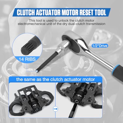 Snapklik.com : Dual Clutch Transmission Remover Tools 1/2 Drive Clutch ...
