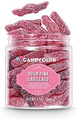 Amazon.com : Candy Club Gourmet Sweet and Sour Pink Cadillacs, Gluten ...