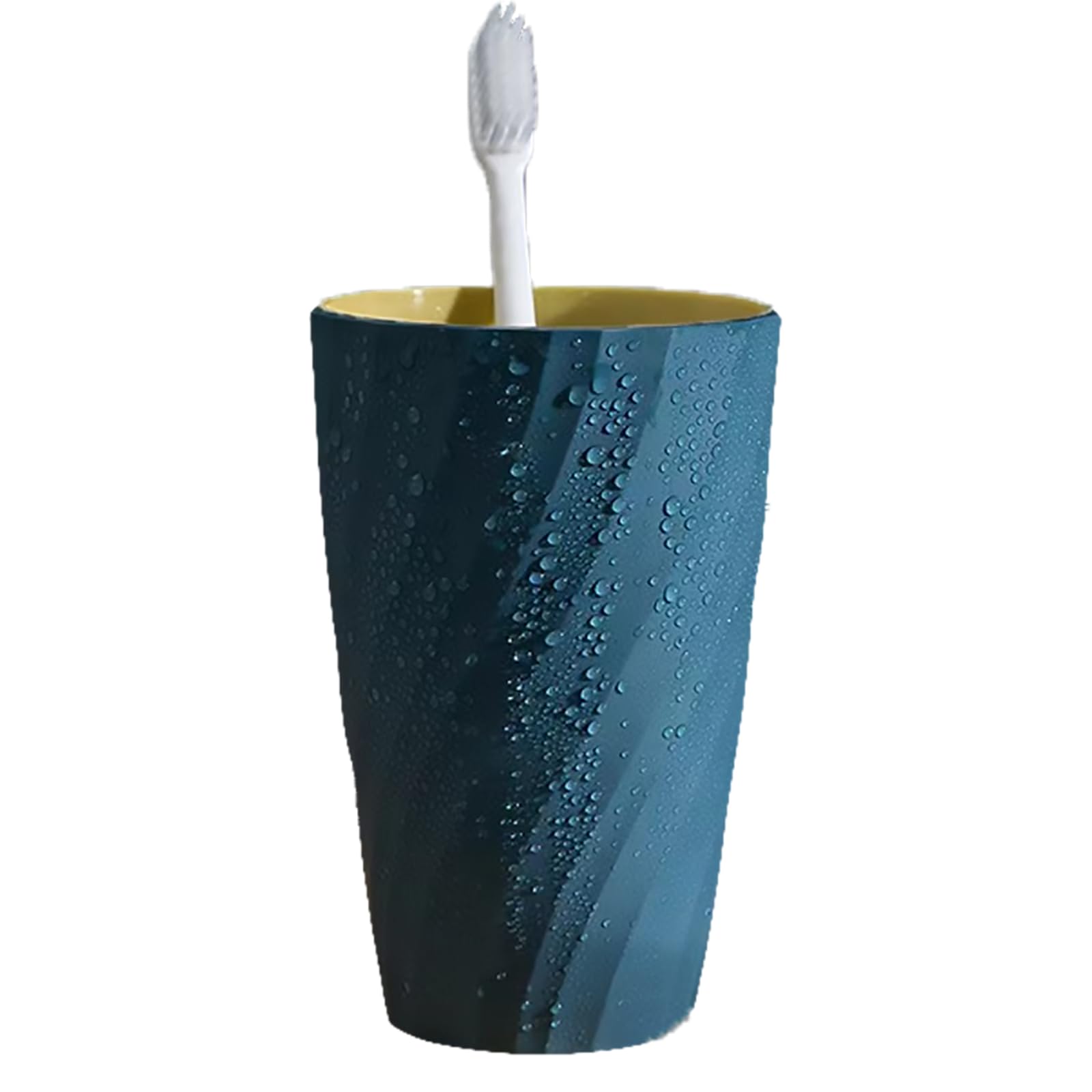 Amazon.com: 2Pcs Dark Blue Unbreakable Toothbrush Cup Set- Skin ...