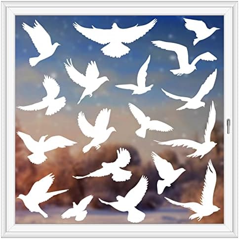 Amazon.com: 37Pcs Anti Collision Window Clings for Birds, Window Decals ...