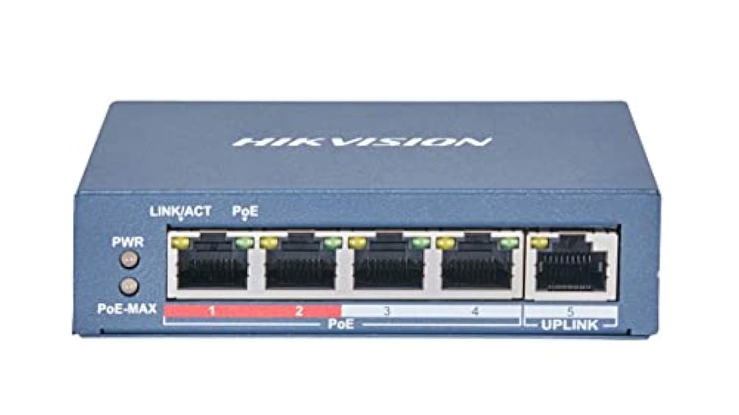 Hikvision 4-Ports 100Mbps Unmanaged PoE Switch : Amazon.in: Computers ...