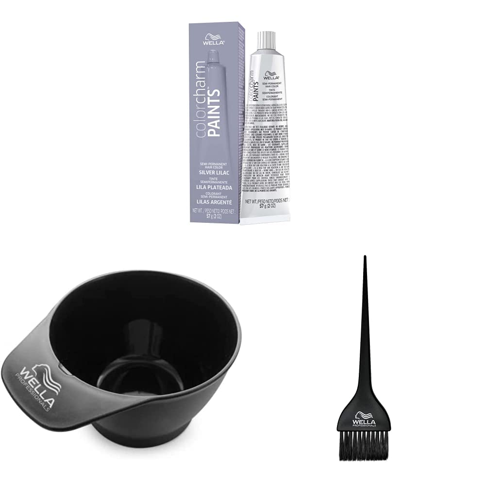 Amazon.com: WELLA colorcharm Hair Dye & Coloring Kit, Silver Lilac Semi ...
