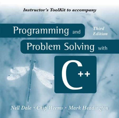 Amazon.co.jp: Instructor's Toolkit (Programming and Problem Solving ...