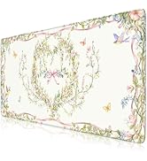 Amazon.com: HAOCOO Desk Matt for Desktop,Cute Mouse Pad, Floral Desk ...