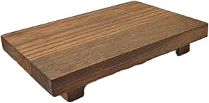 Amazon.com: JISADER Wooden Pedestal Stand Footed Tray Farmhouse Rustic ...