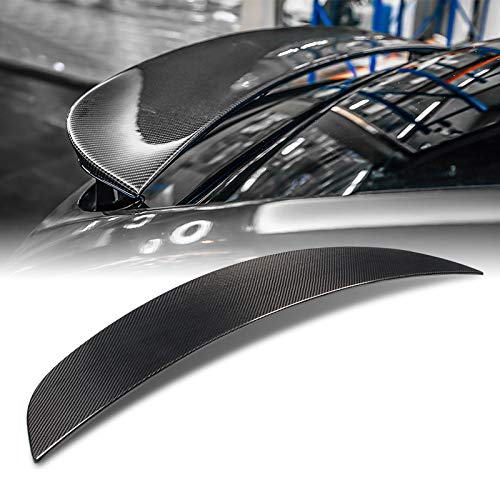 Amazon.com: EPARTS 1 Piece Carbon Fiber Rear Spoiler Wing Trunk Lid ...
