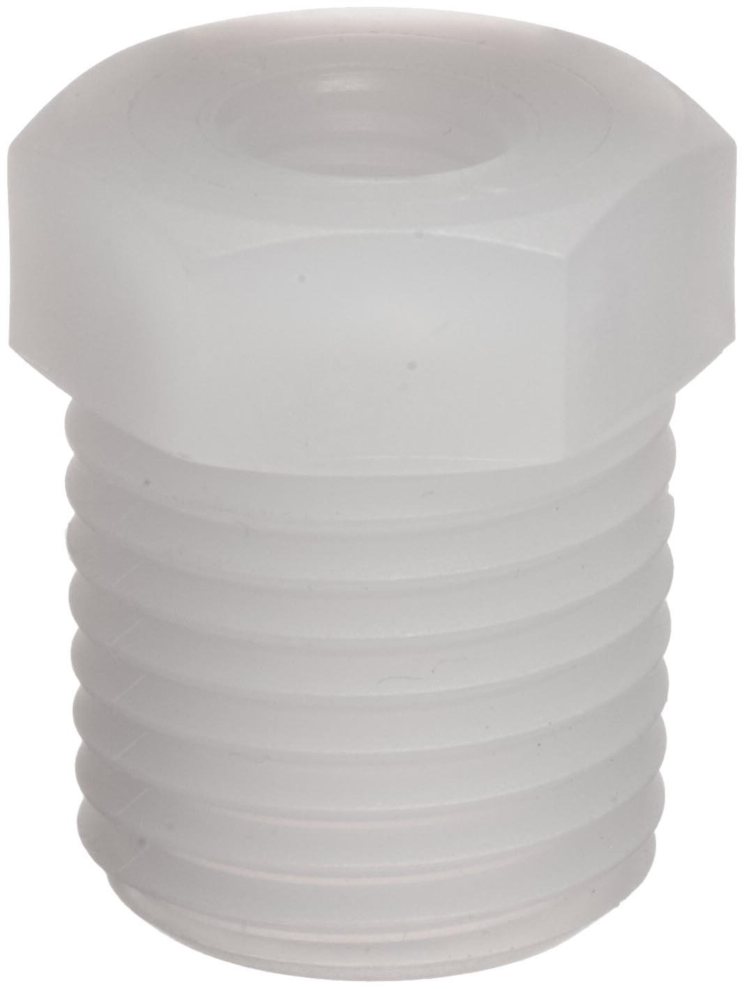 Value Plastics 1402-J1A Reducer with 1/4-18 NPT Male Thread and 9/16 ...