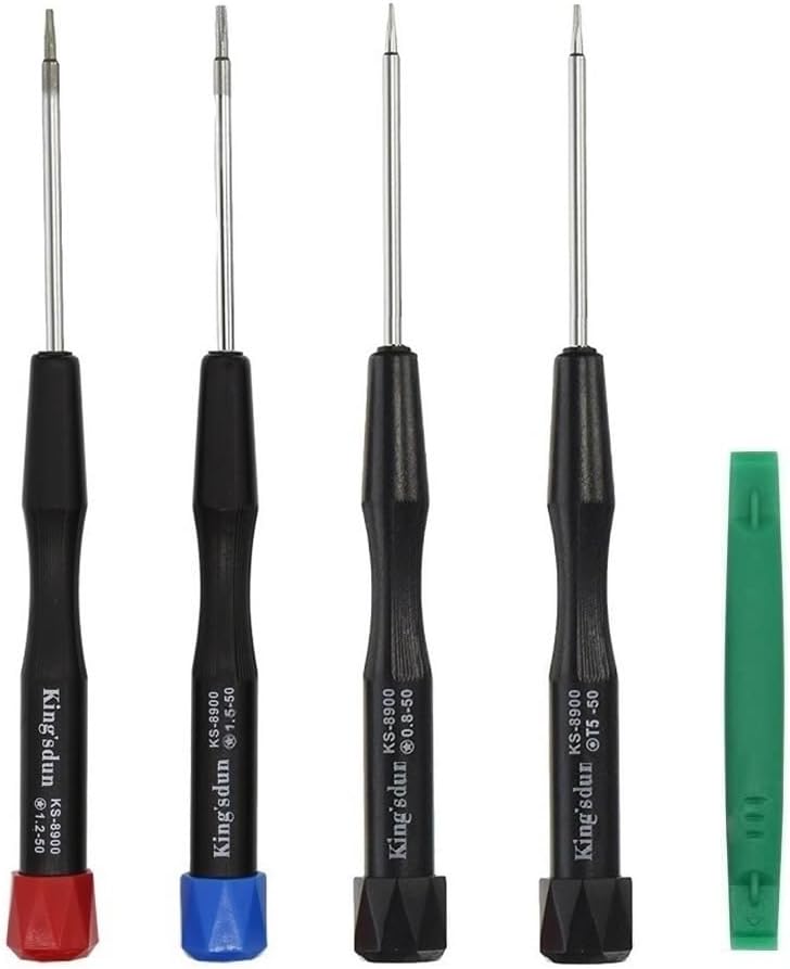Amazon.com: 4-Piece Precision Pentalobe Screwdriver Set P2 P5 P6 5-Point 5-Star 0.8 mm, 1.2 mm ...