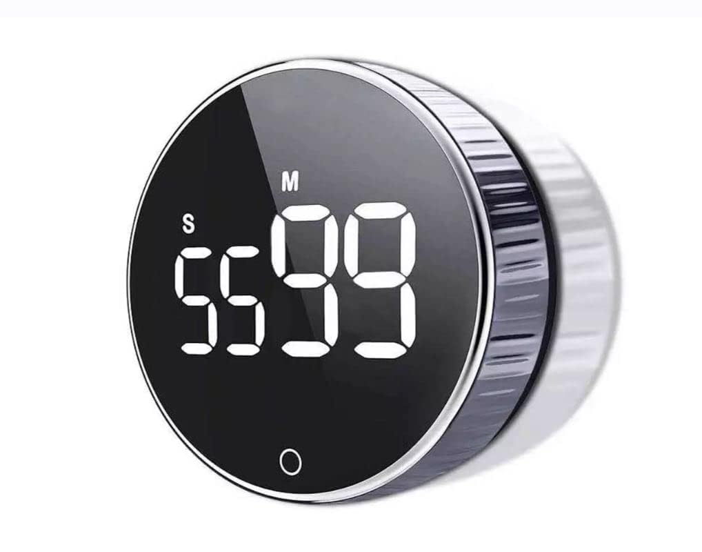 Prakal Timer For Kitchen Digital Rechargeable Countdown Countup Timer