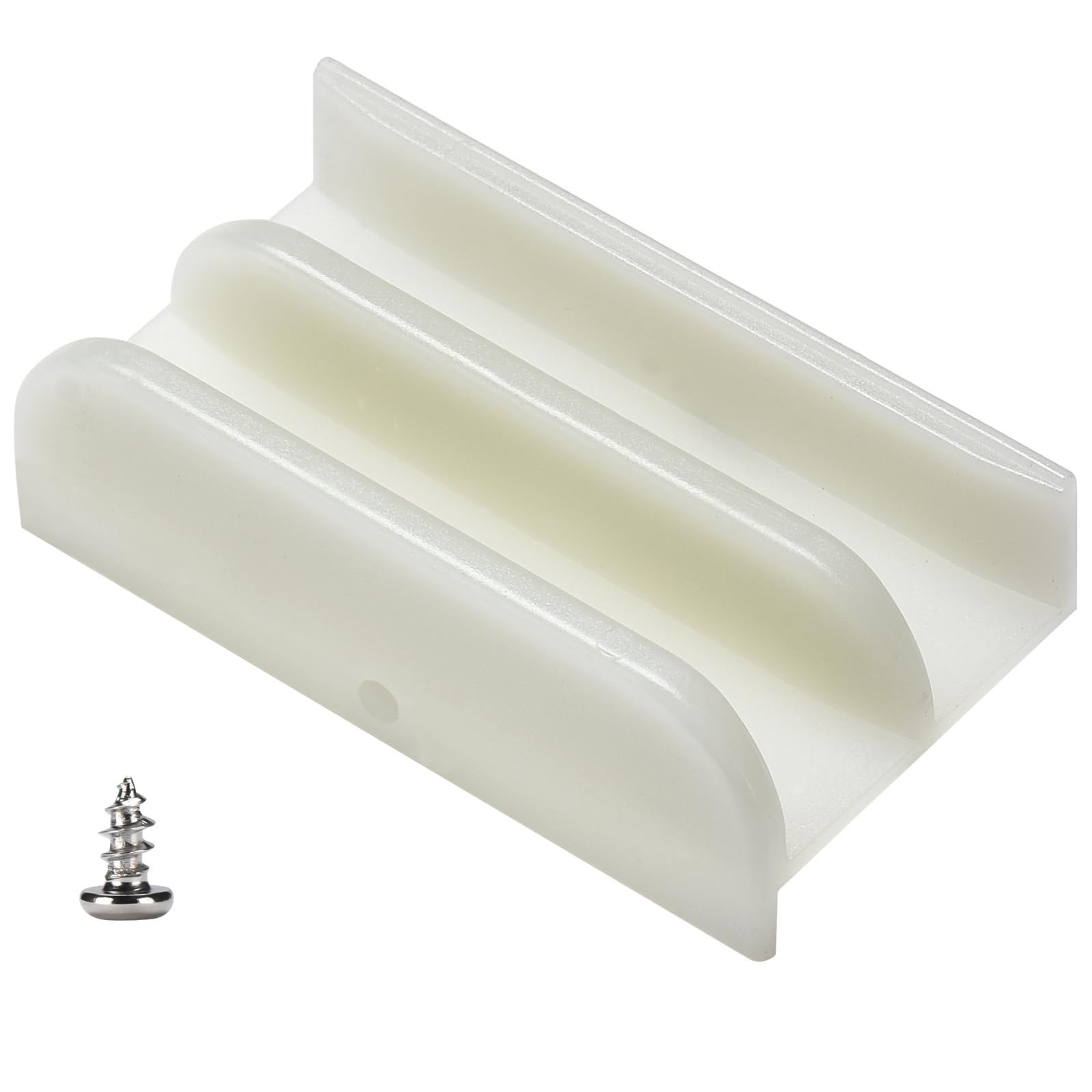 M6219 Sliding Shower Door Bottom Guide for Sliding Shower Door, 1/2 in ...