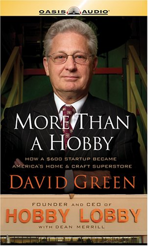 More Than a Hobby: Green, David, Warner, Mark: 9781598590104: Amazon ...
