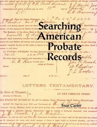 Searching American Probate Records: unknown author: 9780945433279 ...