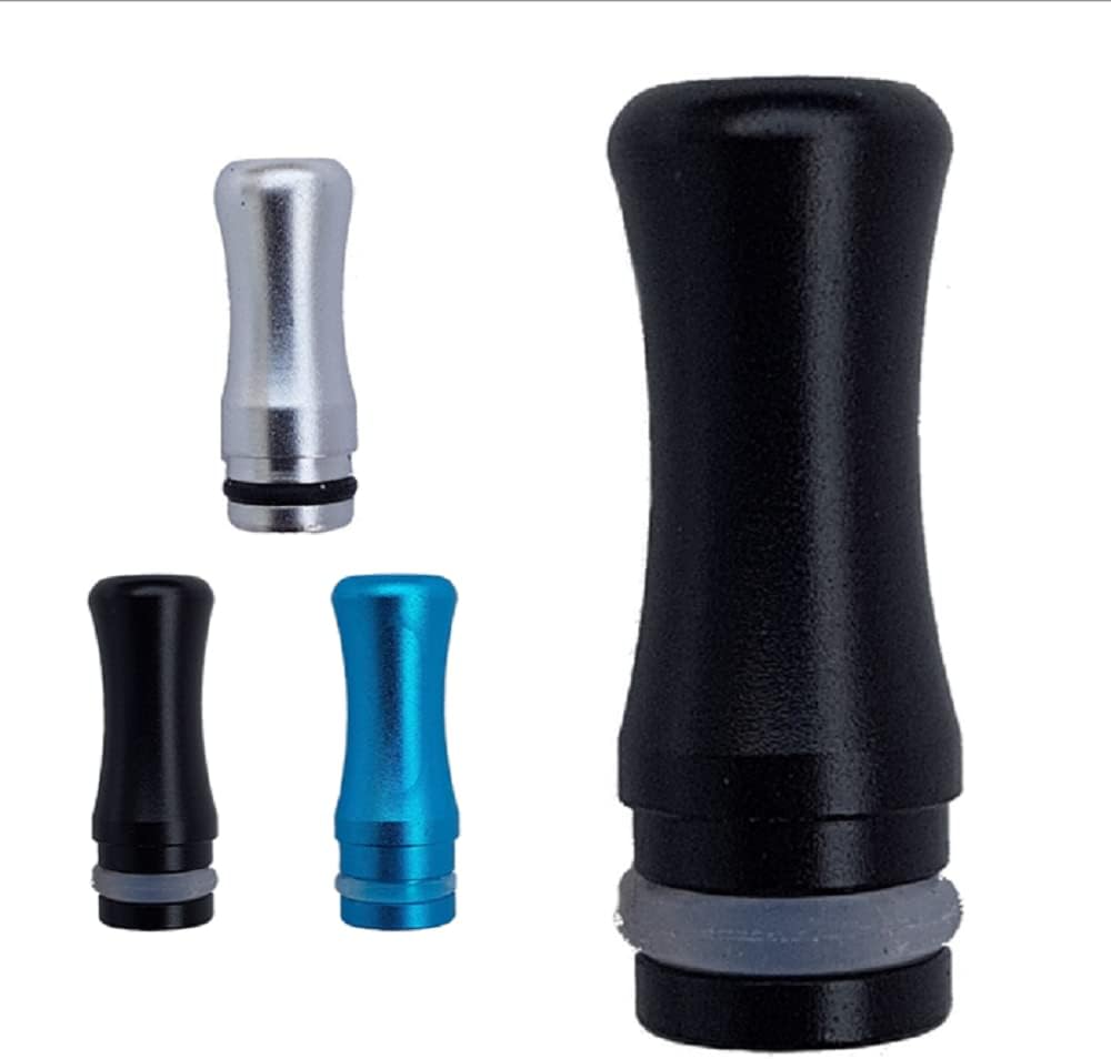 ATST 3 Pack Coloured 510 Concave Shaped Aluminium Vape Drip Tip ...