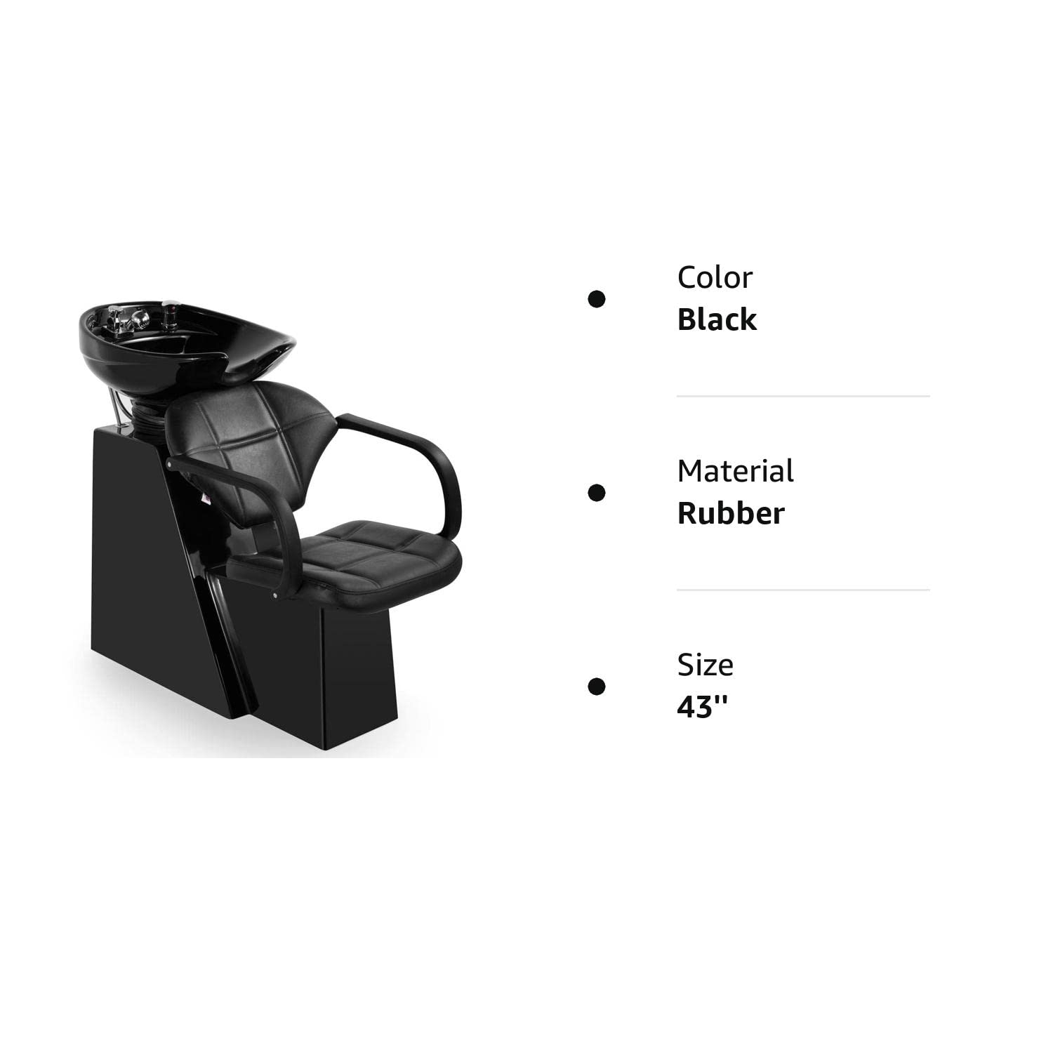 Artist hand Shampoo Bowl Backwash Barber Chair Adjustable Ceramic Bowl ...