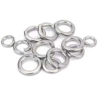 Amazon.com: M2 Spring Lock Washers,Metric Split Lock Washer,304 ...