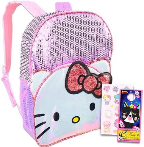 Amazon.com | Hello Kitty Backpack for Girls - Bundle with 16” Hello ...