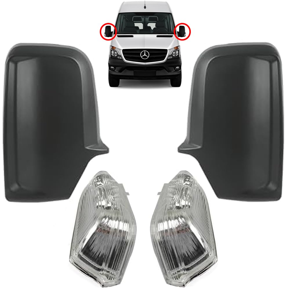 ROBUST Door Wing Mirror Cover + Indicator Lens Right and Left for ...