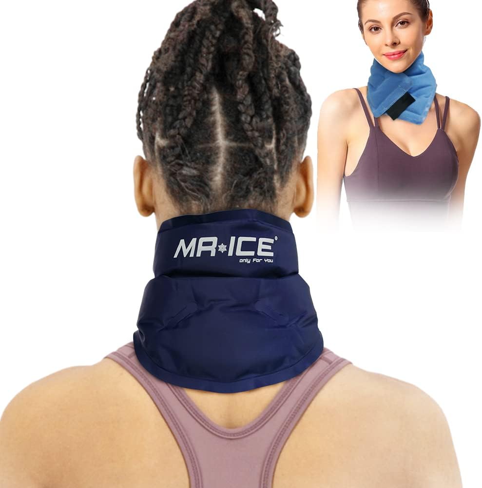 Neck Ice Pack Wrap - Soothing Pain Relief for Neck & Shoulder ...