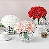Amazon.com: rubystory 18PCS Artificial Red Rose Fake Flowers in Vase ...