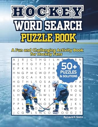 Hockey Word Search Puzzle Book: A Fun and Challenging Activity Book for ...